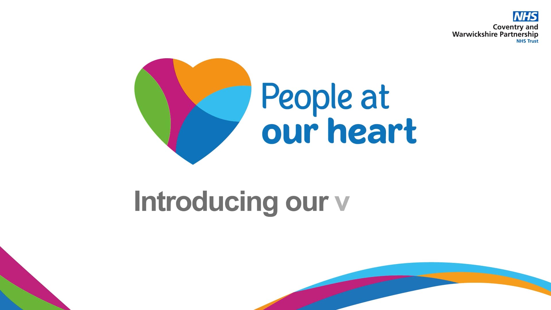 Coventry and Warwickshire Partnership Trust - values video on Vimeo