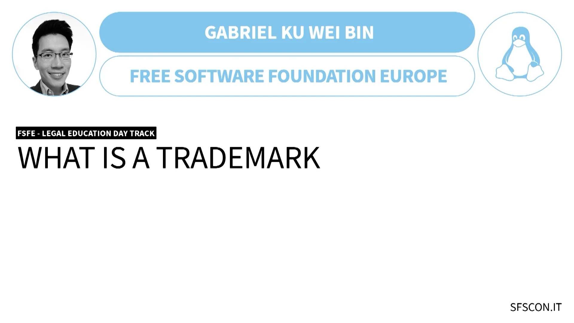 SFScon22 - Gabriel Ku Wei Bin - What is trademark on Vimeo