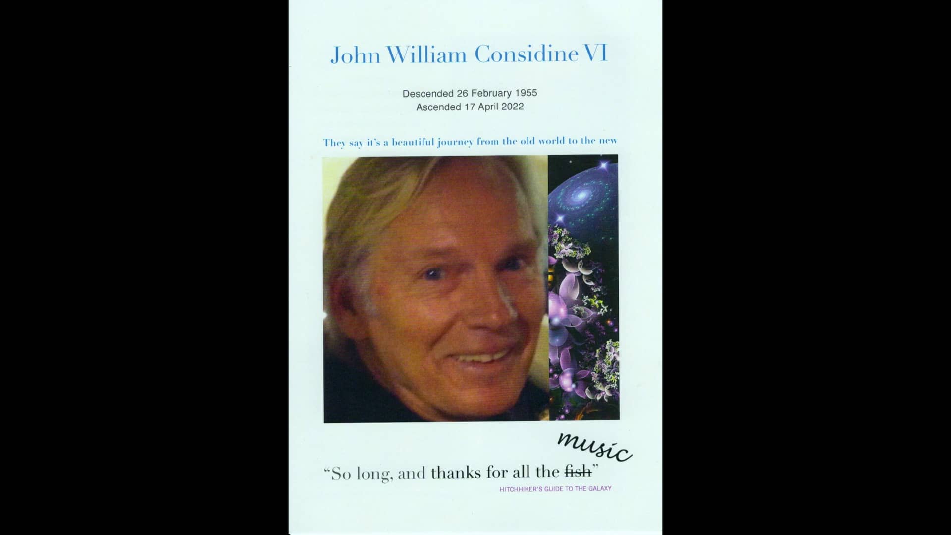 John Considine Celebration 2022.mov on Vimeo
