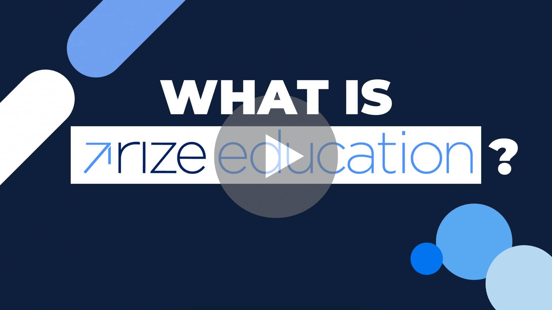What is Rize Education? (And how does it help colleges grow?) on Vimeo