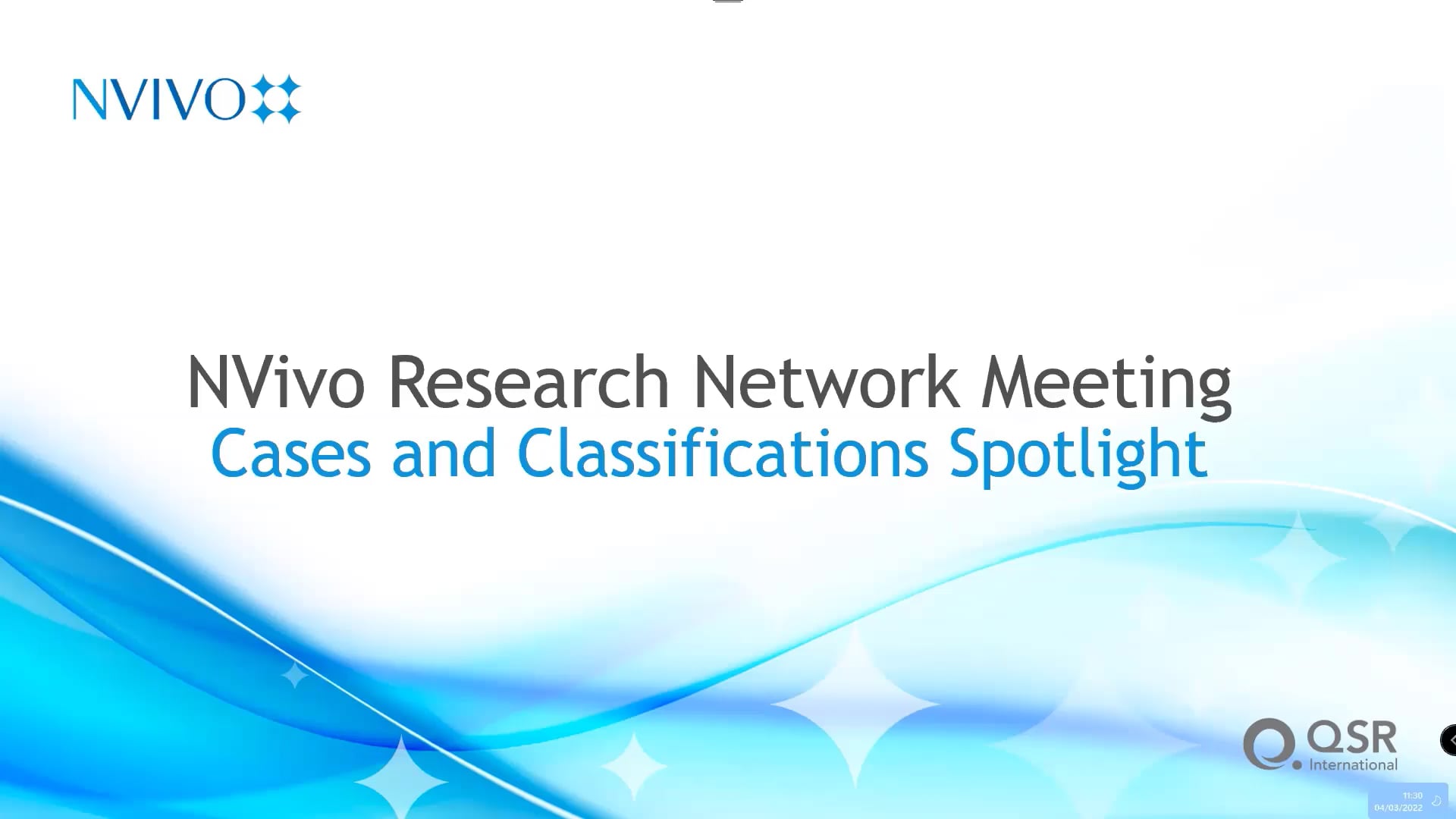 NVivo Cases and Classifications on Vimeo