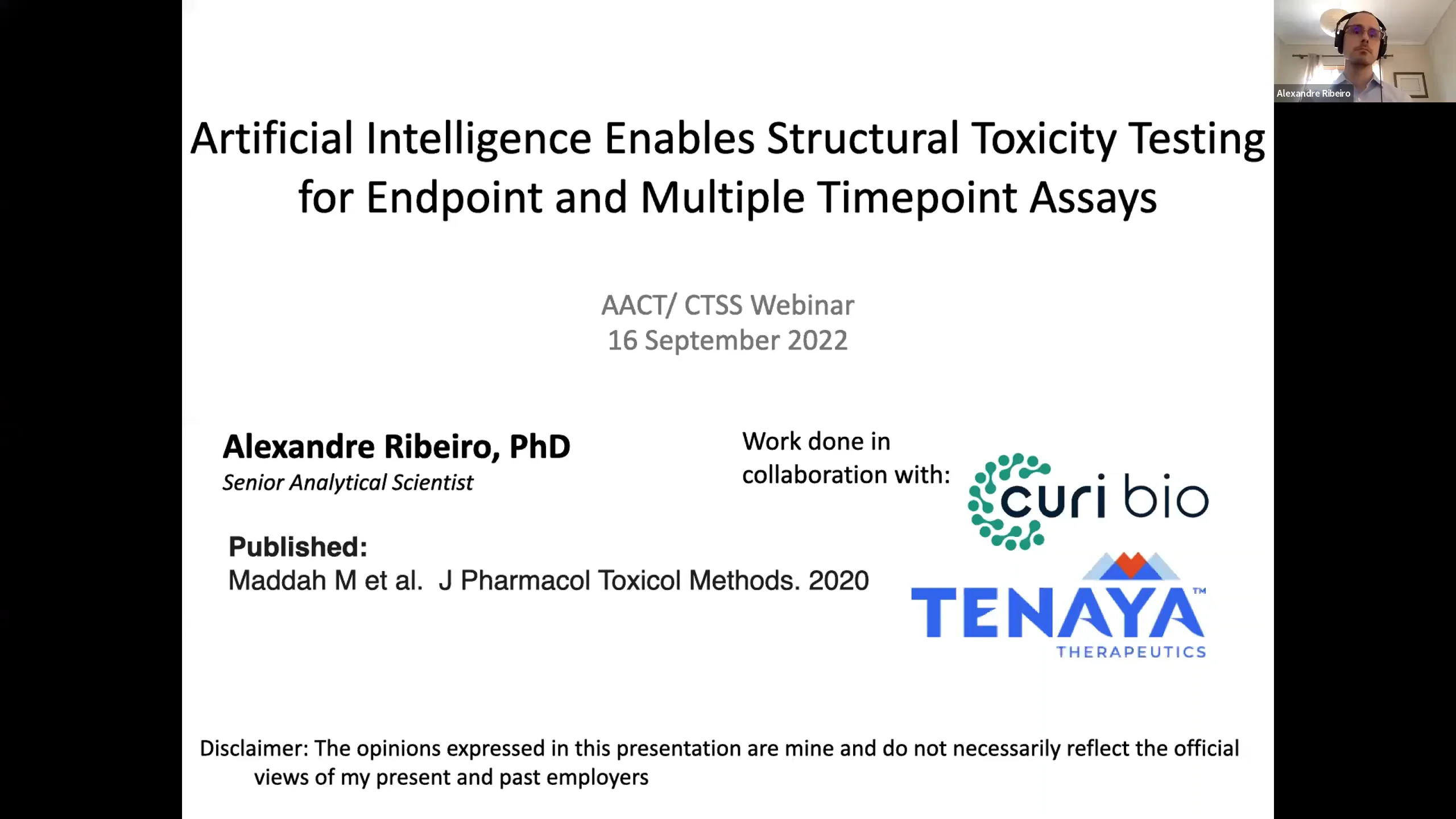Video Library - Artificial Intelligence Enables Structural Toxicity ...
