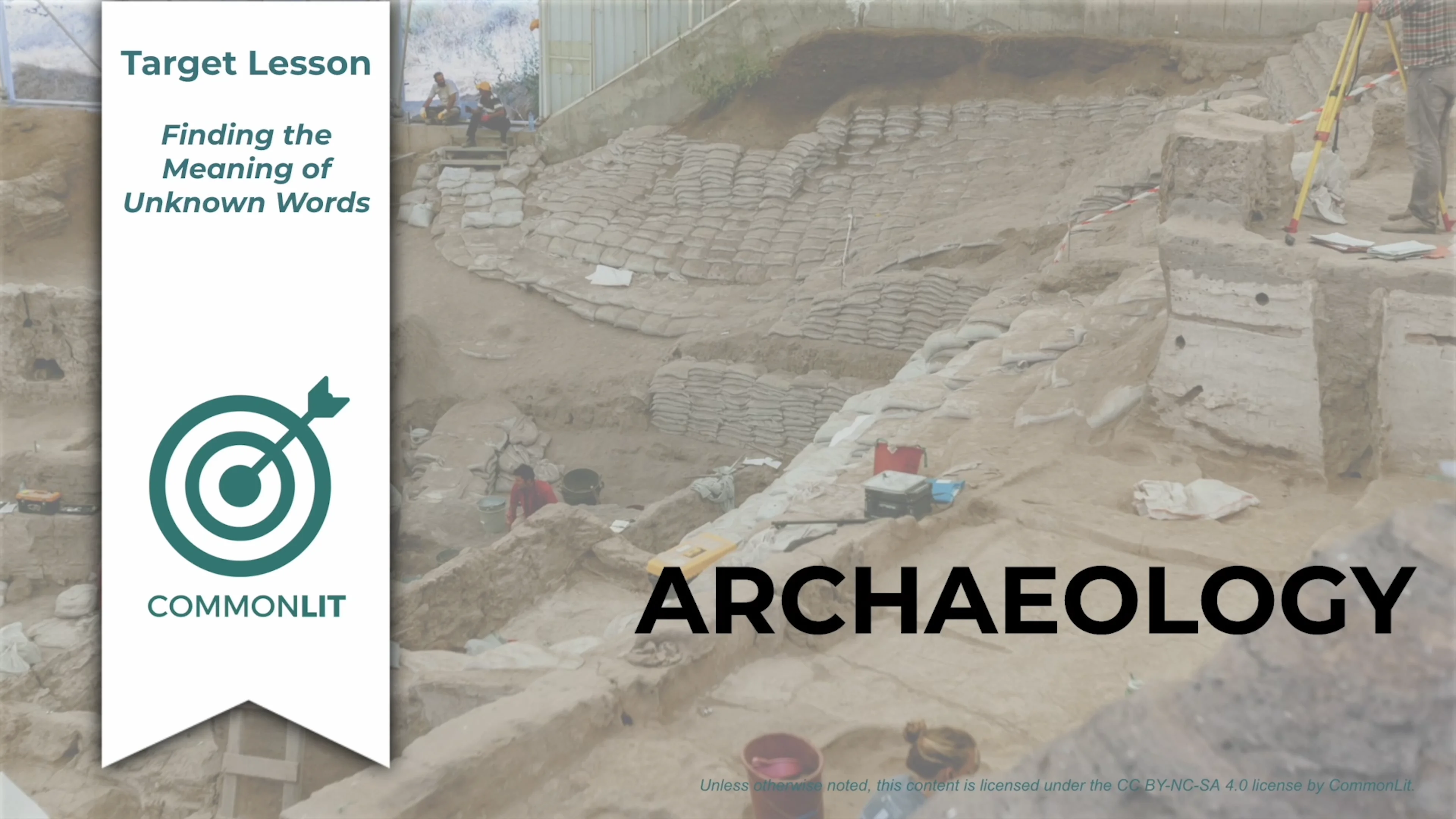 Target Lesson: Archaeology