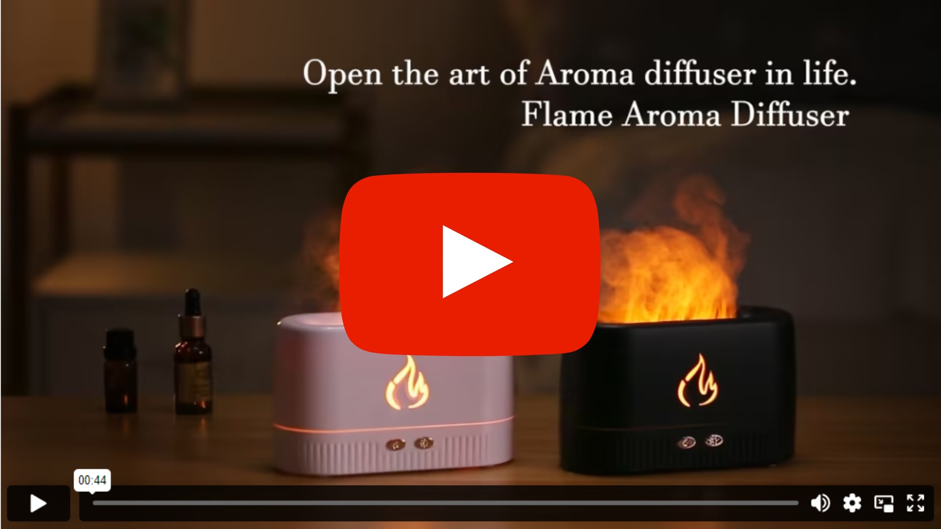 Dropship Drop Shipping Flame Humidifier Aroma Diffusers Machine Home Bedroom Silent Essential ...