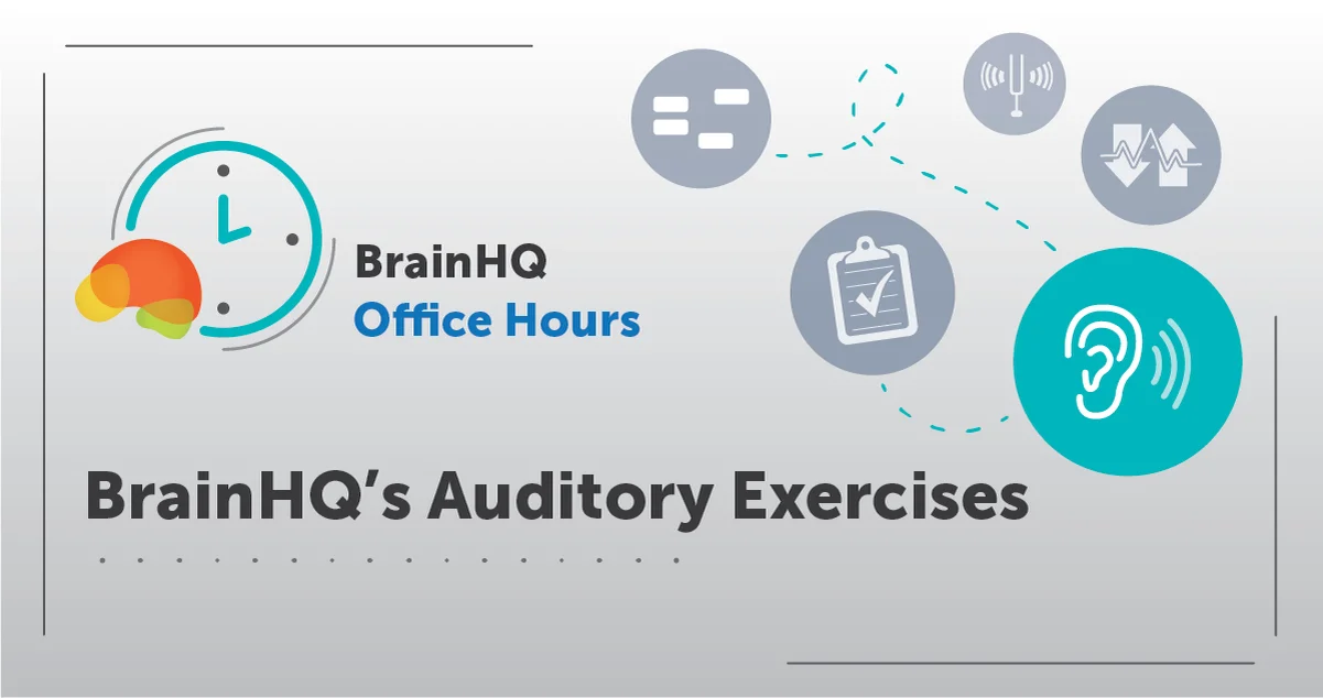 BrainHQ Office Hours: BrainHQ’s Auditory Exercises on Vimeo