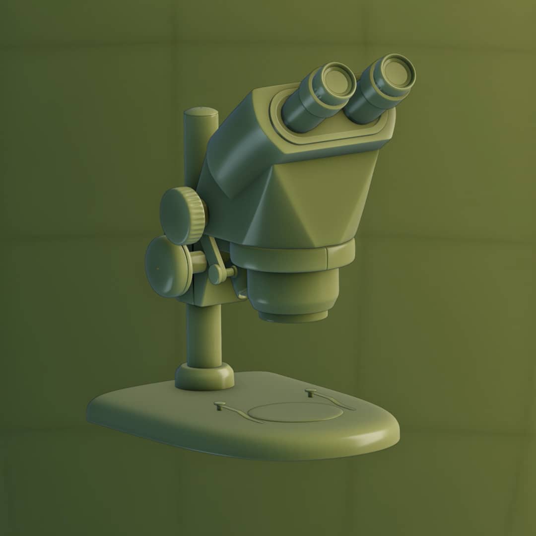 Stereo Microscope 3D Model on Vimeo