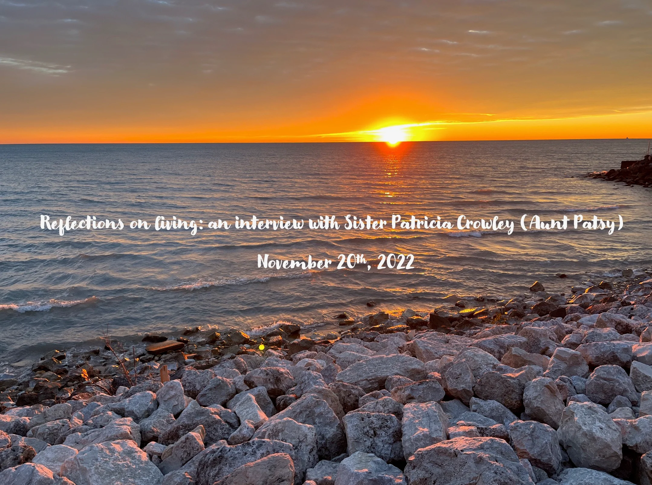 Interview with Sister Patricia Crowley (Aunt Patsy)...reflections on ...