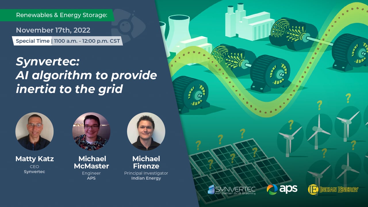 Providing Stability Services to the Grid | Darcy Partners