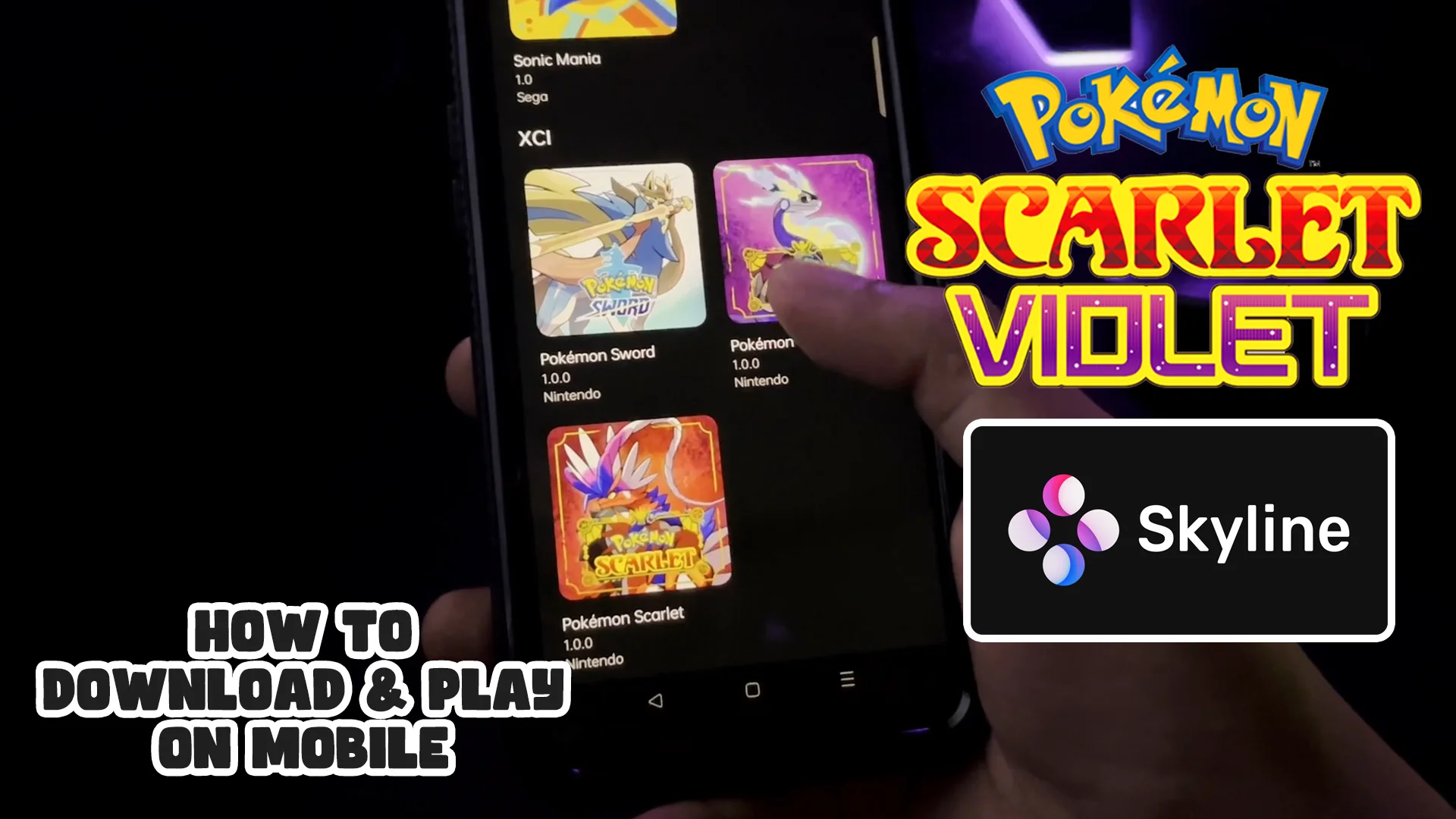 How to Download & Play Pokémon Scarlet and Violet on Android | Skyline ...