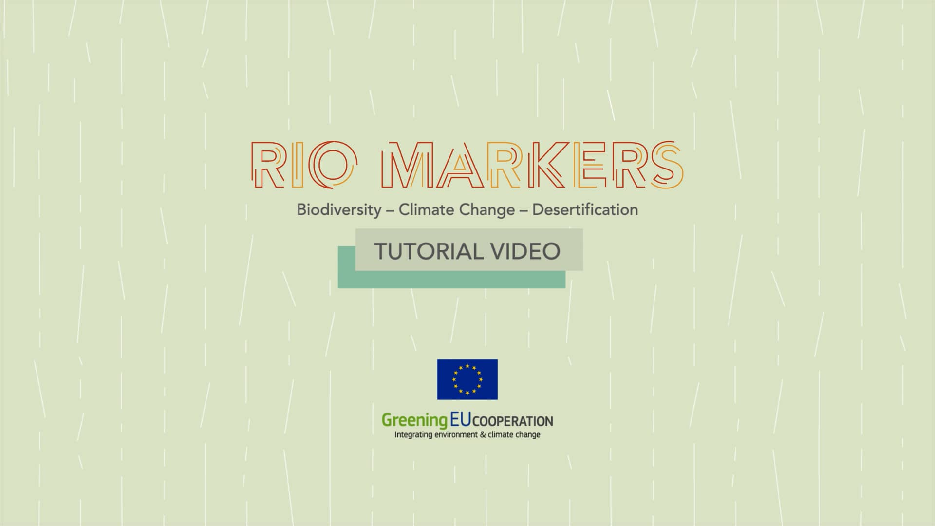 Rio markers - Tutorial for development cooperation projects on Vimeo