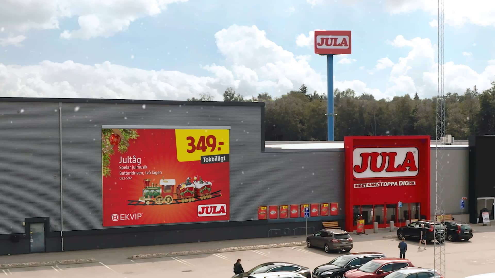 Jula Christmas train Sweden on Vimeo