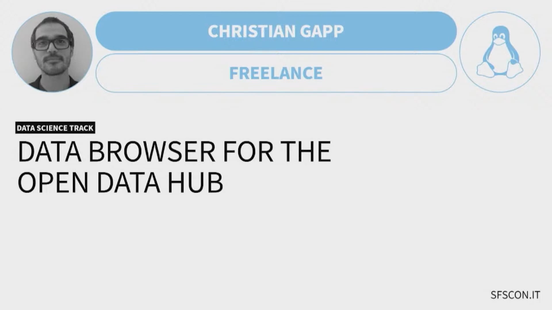 SFScon22 - Christian Gapp - Data Browser for the Open Data Hub on Vimeo