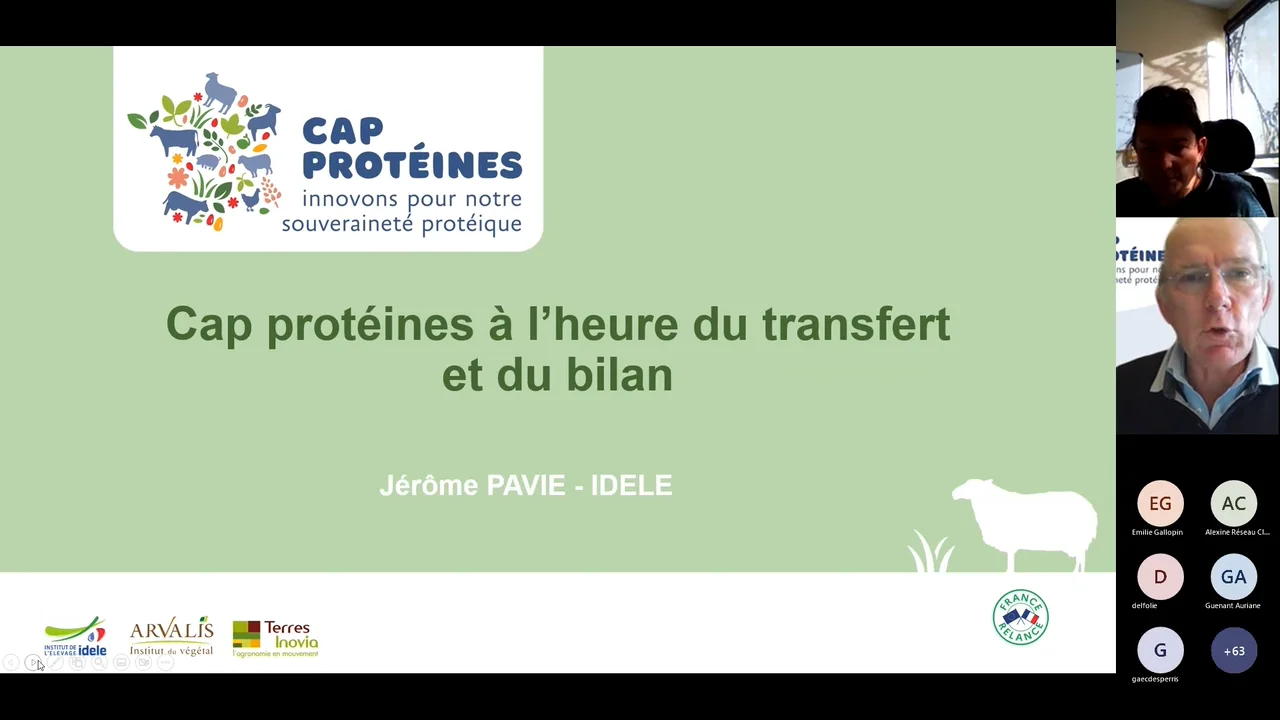Replay Webinaire Ovin Cap Protéines 18 novembre 2022 on Vimeo