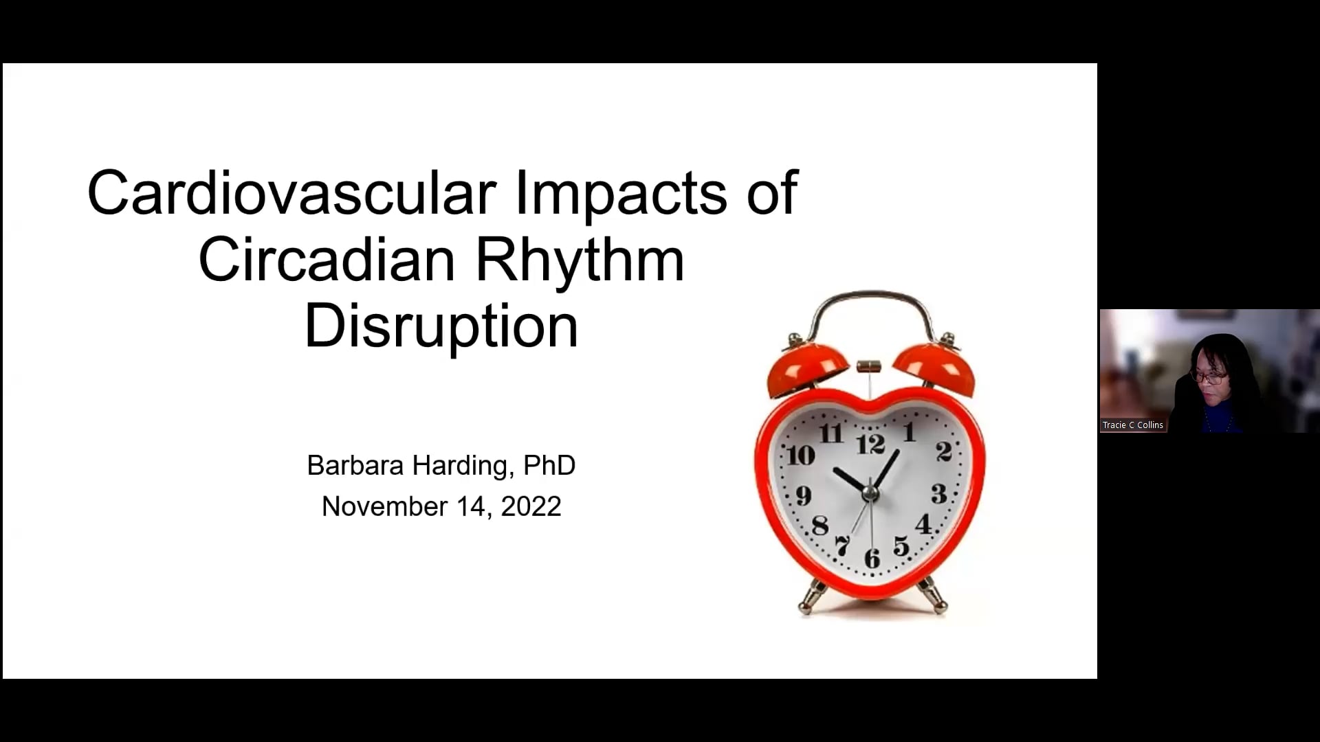 COPH Job Talk - Dr Barbara Harding on Vimeo