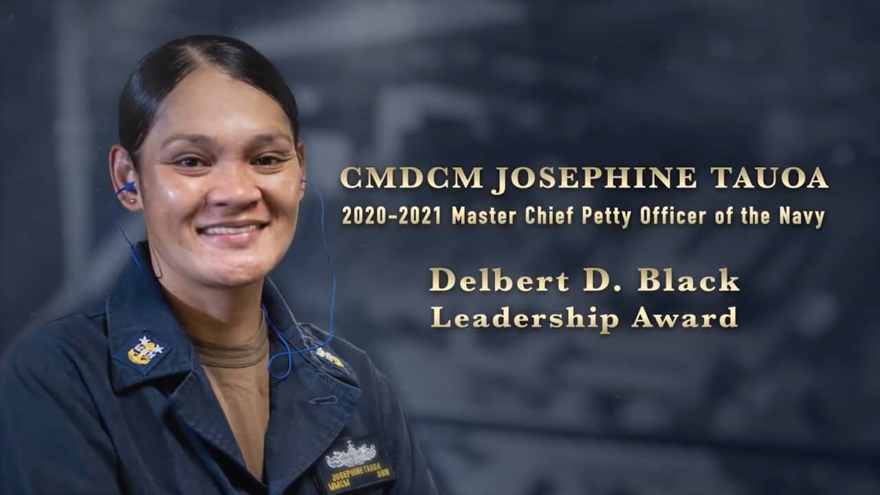 2021 Delbert D. Black Award Recipient CMDCM Josephine Tauoa.mp4 on Vimeo