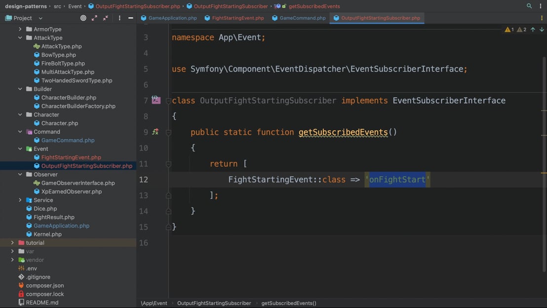 Pub Sub Event Class & Subscribers in Symfony > Design Patterns for Fun and Proficiency ...