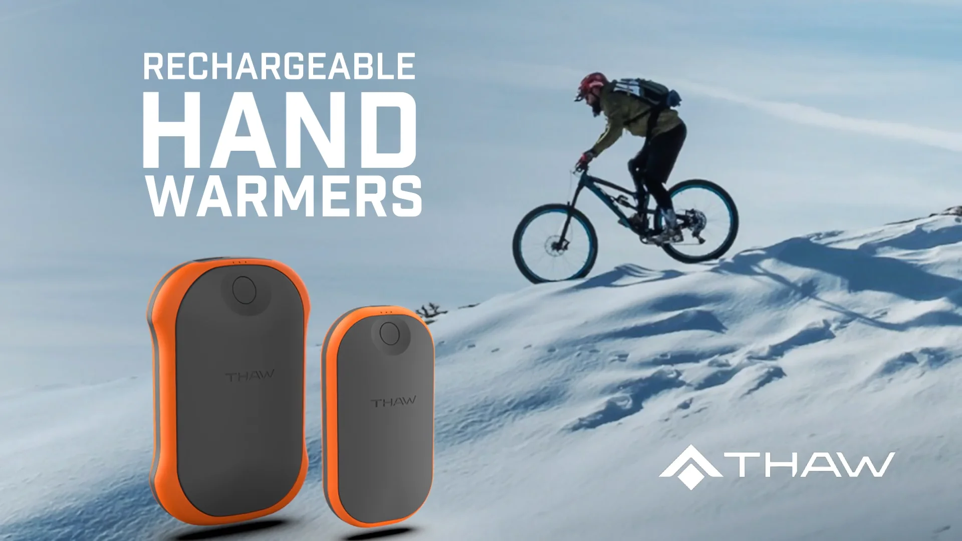 THAW - Dual Purpose Power Bank and Rechargeable Hand Warmers - 16X9