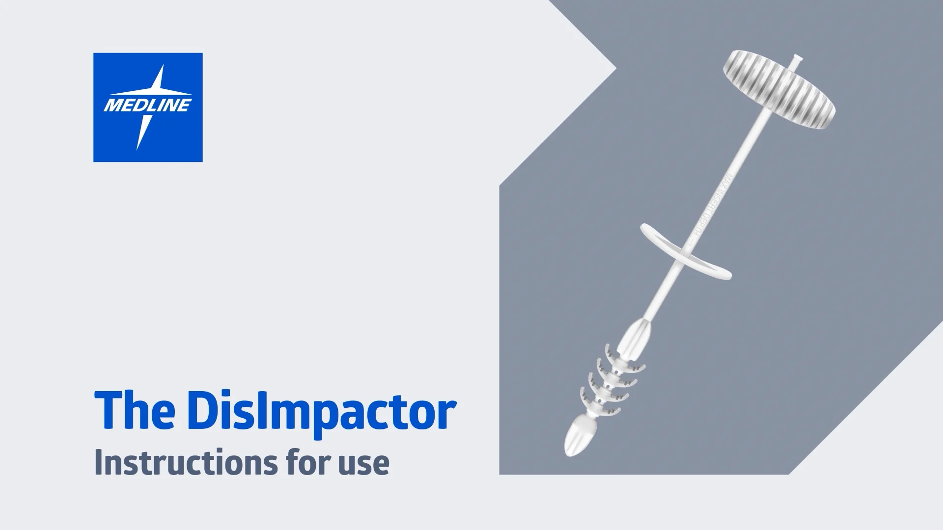 Medline DisImpactor: How to Use