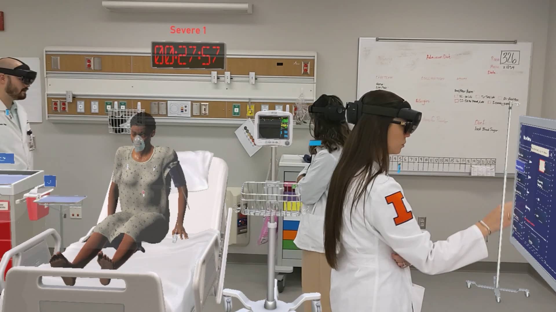 Carle Illinois Students Perform Holographic Clinical Simulation with ...