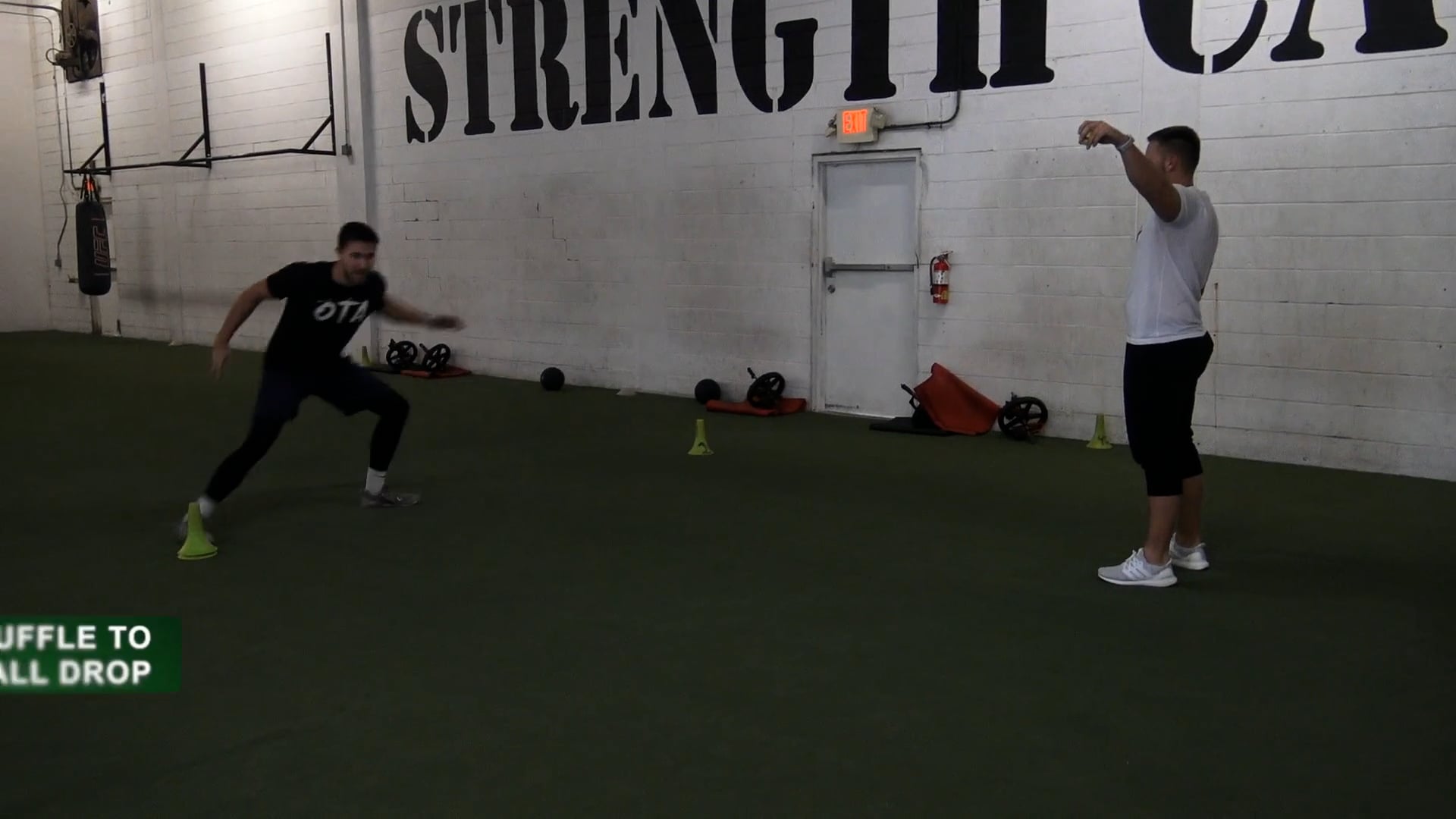 Lateral Shuffle to Ball Drop on Vimeo