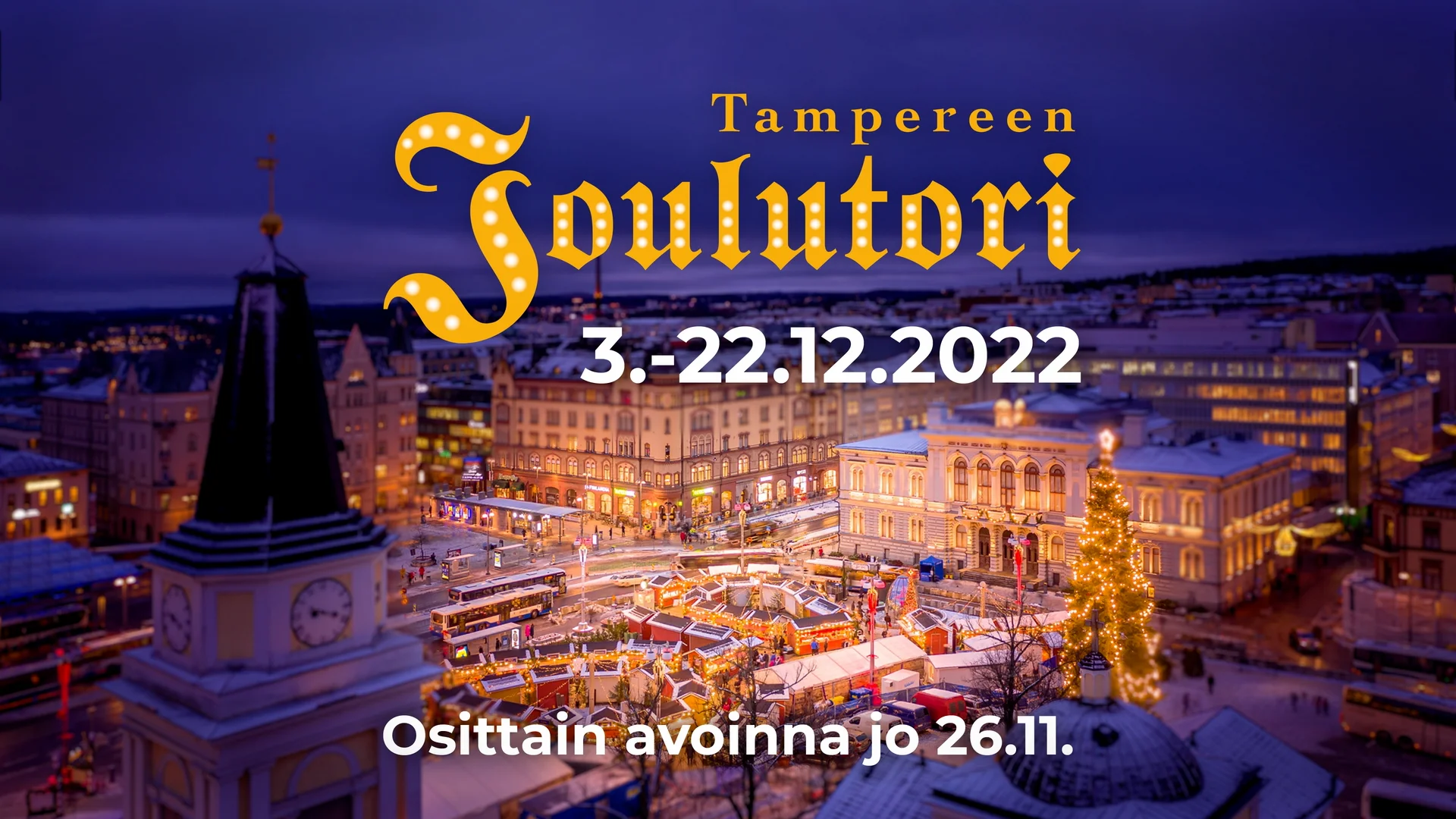 TV-MAINOKSET - Tampereen Joulutori - Aito Joulu alkaa elämyksestä | TV ...