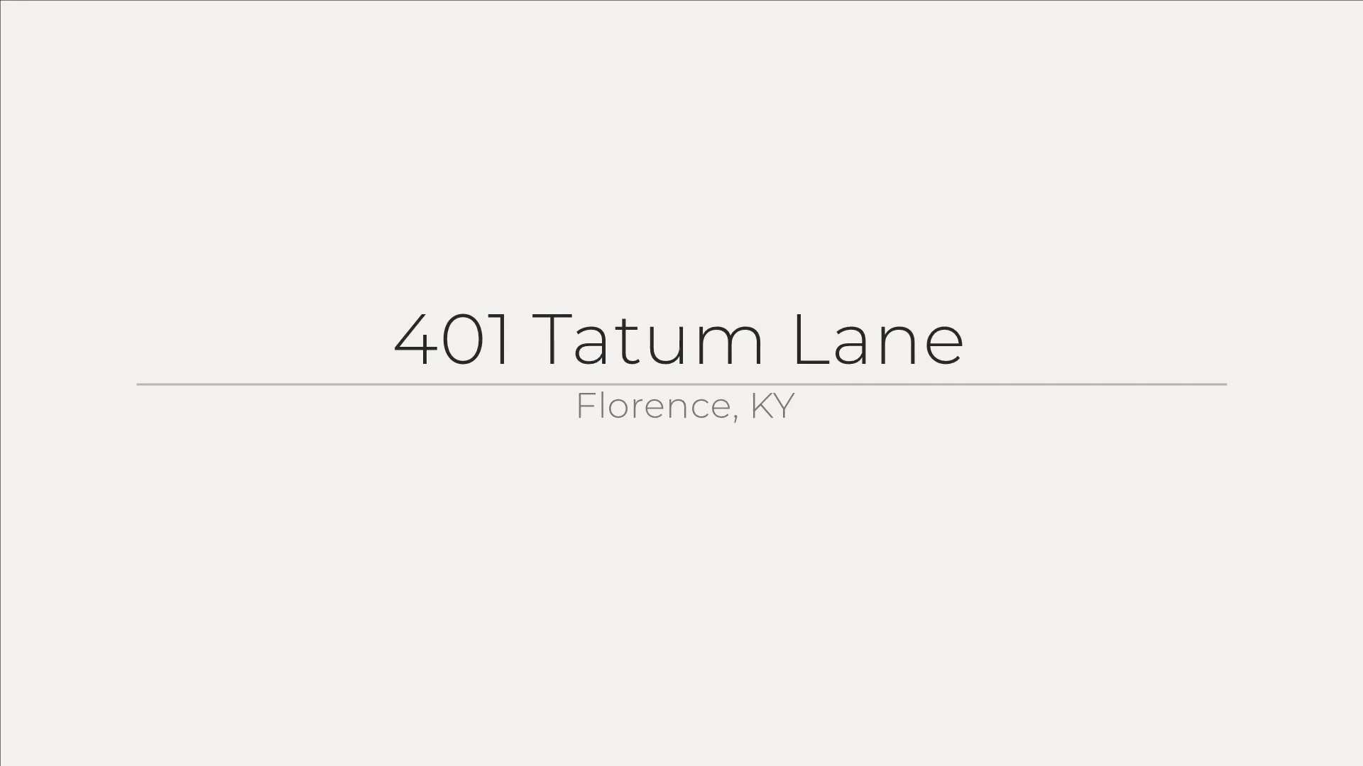 401 Tatum Lane, Florence, KY on Vimeo