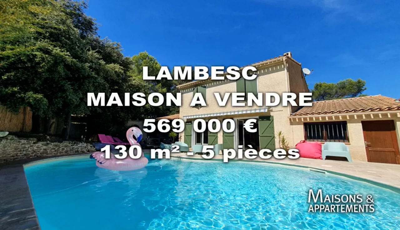LAMBESC - MAISON A VENDRE - 569 000 € - 130 m² - 5 pièce(s) on Vimeo