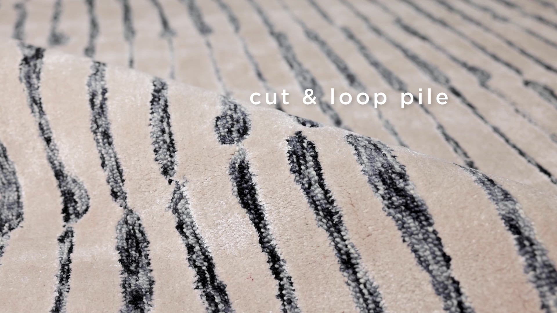 Nikki Chu by Jaipur Living Saville Handmade Abstract White/Black Area ...