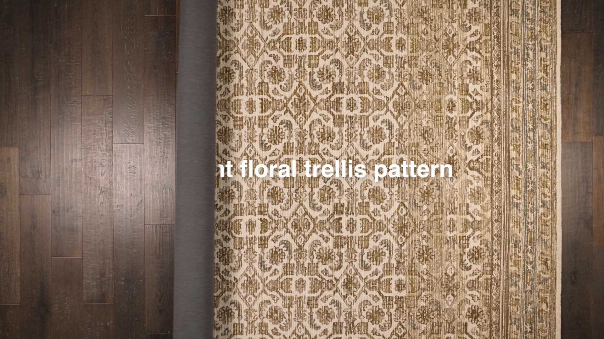 Vibe by Sarang Handmade Trellis Brown/ Gold Area Rug, 10'X14 ...