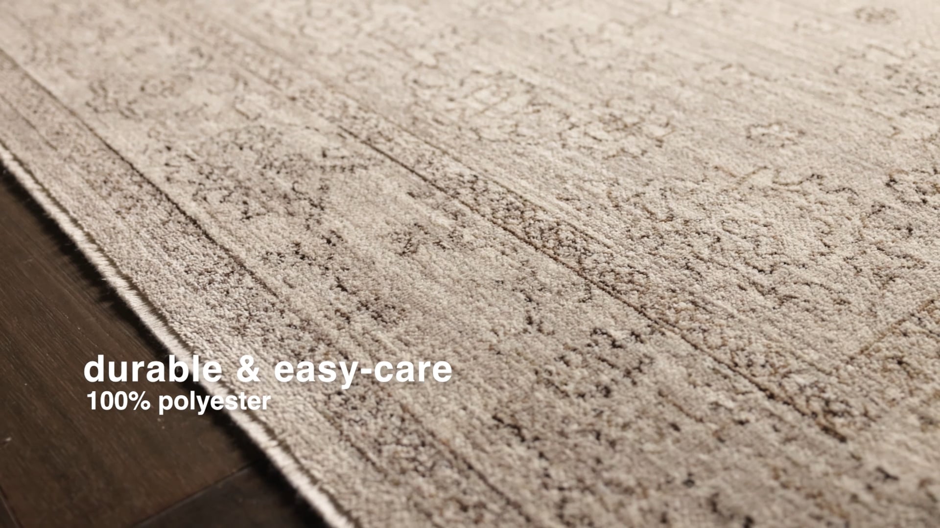 Vibe by Jaipur Living Camille Floral Gray/ Brown Area Rug, 5'X7'6 ...