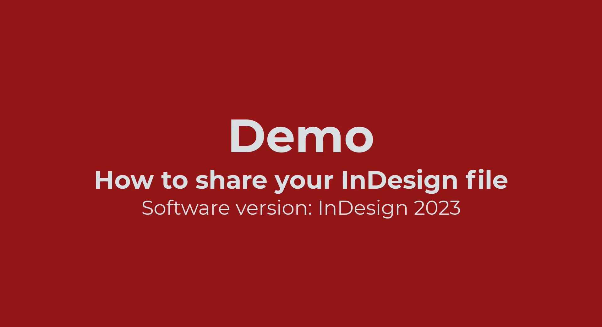 Demo-InDesign-Share-Export-PDF-Magazine on Vimeo