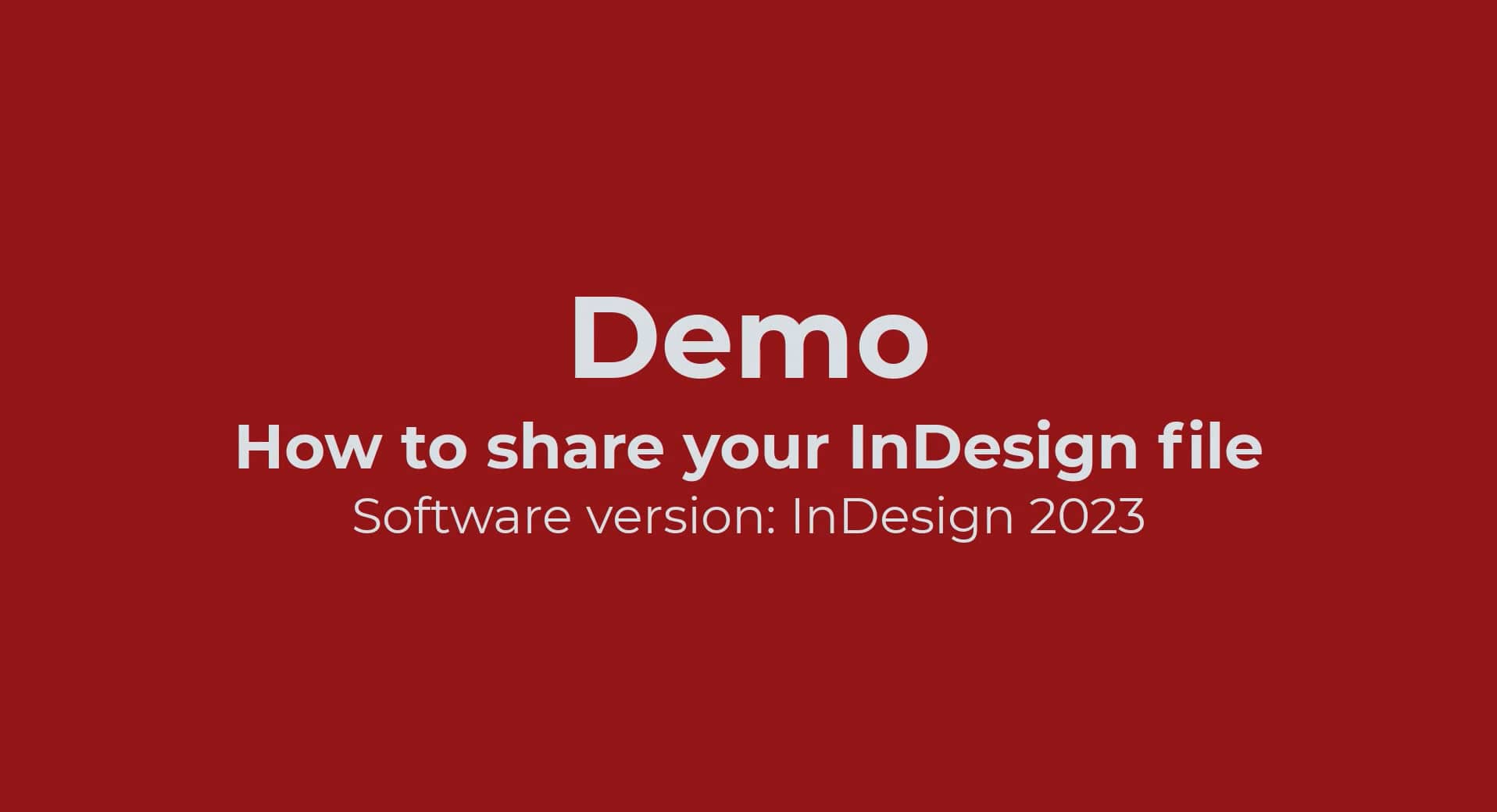 Demo-InDesign-Share-Export-PDF-Magazine on Vimeo