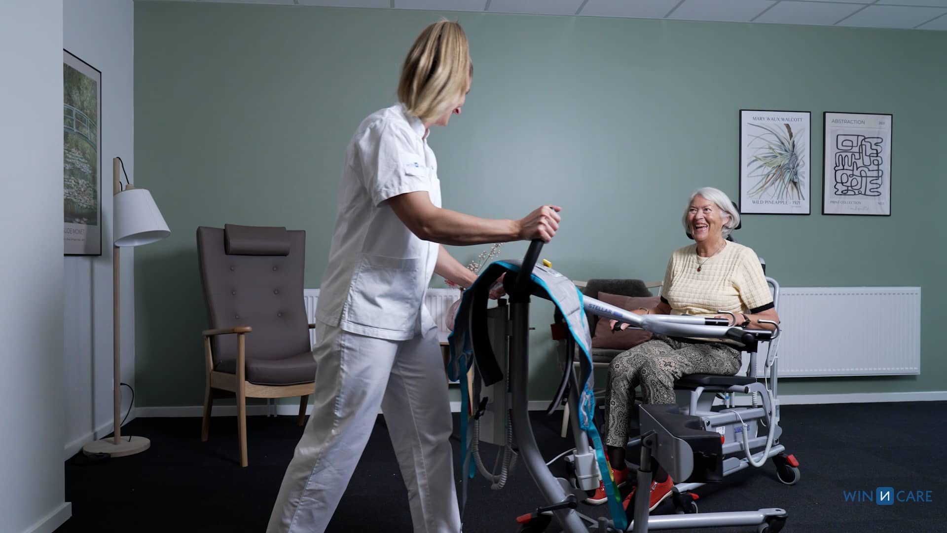 Triton Dual, Powered Shower Commode Chair (English) on Vimeo