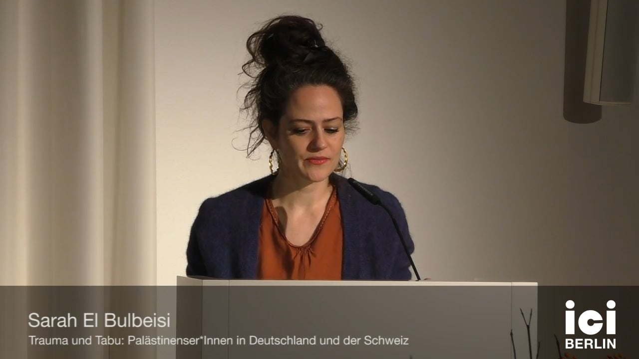 Sarah El Bulbeisi - ICI Berlin
