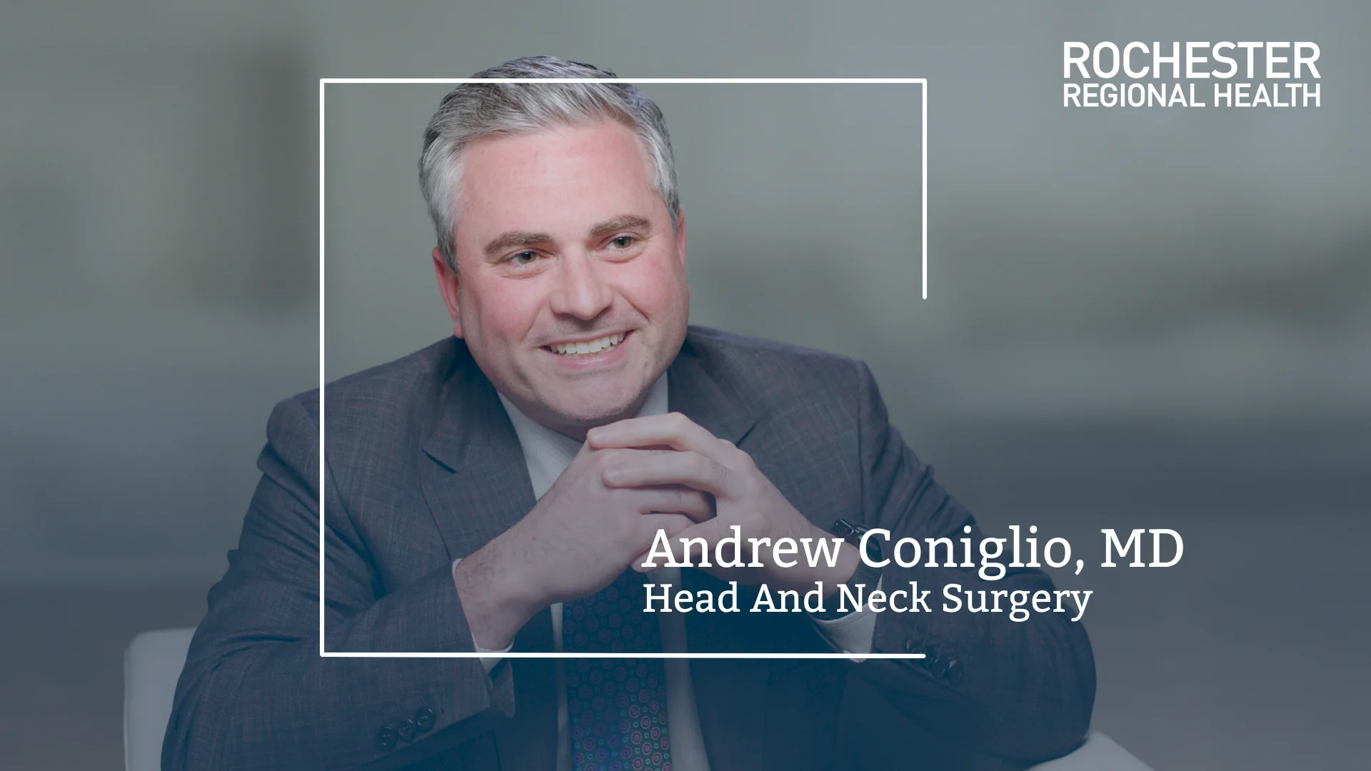 Meet Dr. Andrew Coniglio, Head and Neck Surgery on Vimeo