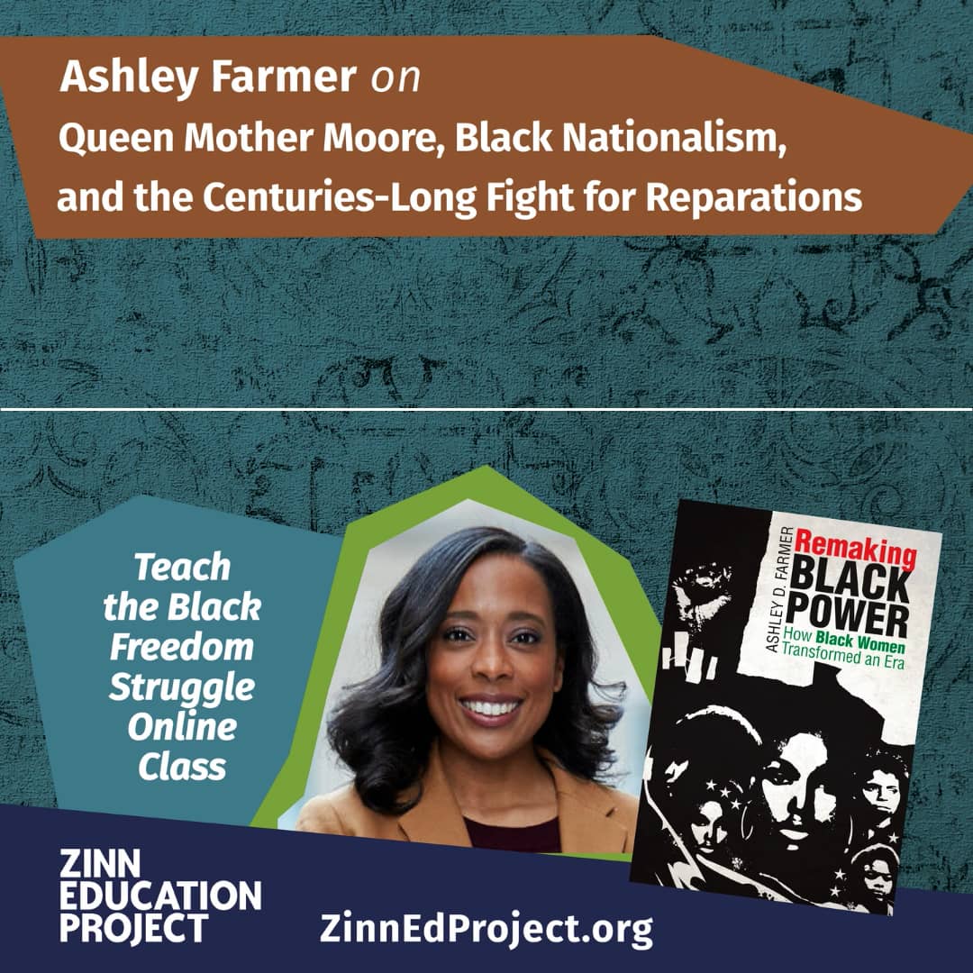 Ashley Farmer Queen Mother Moore, Black Nationalism, and Reparations on ...
