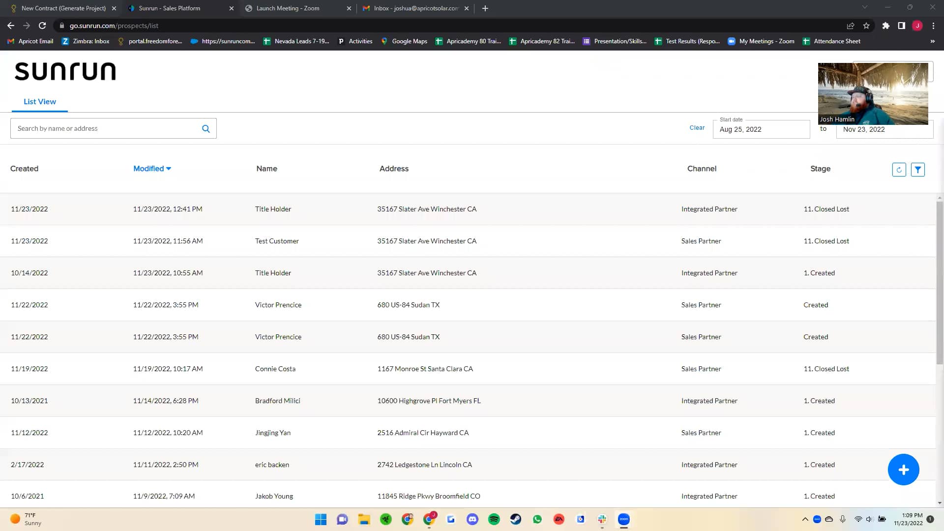 Sunrun Training 11/23/2022 on Vimeo