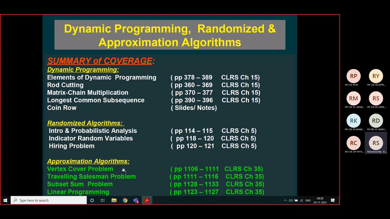 1. Approximation algorithms