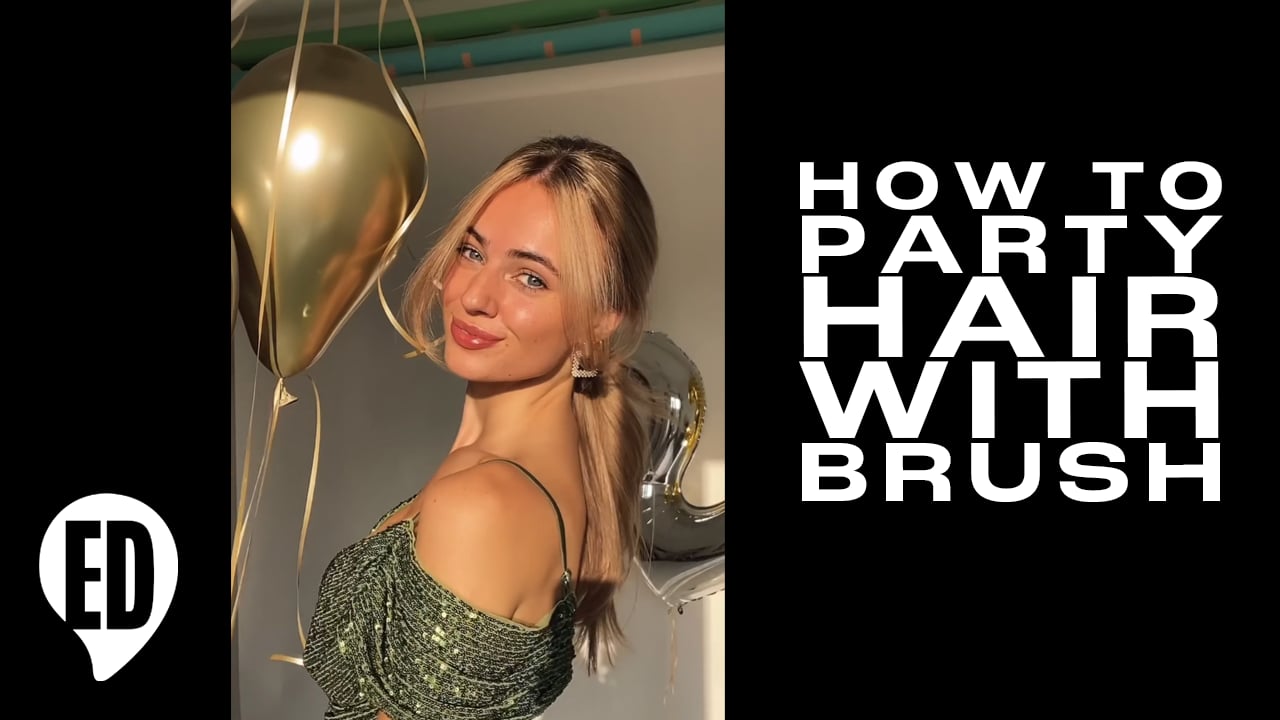 HOW TO PARTY HAIR WITH BRUSH 40 MM | @kirstenvo on Vimeo