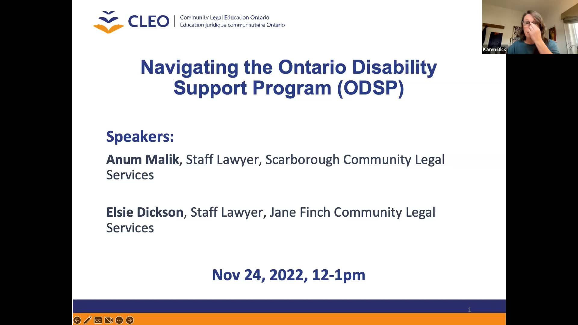 Navigating the Ontario Disability Support Program (ODSP) on Vimeo
