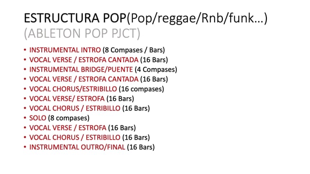 Lección: Análisis Estructura Pop