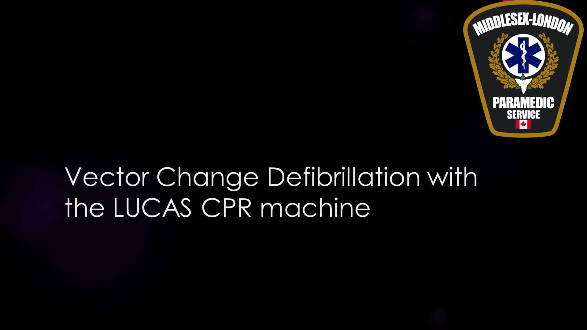 Vector change with the LUCAS CPR machine on Vimeo