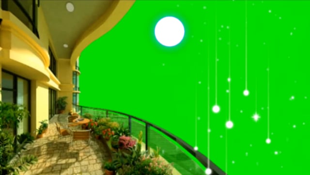 Balcony, Green Screen, Green Effects. Free Stock Video - Pixabay