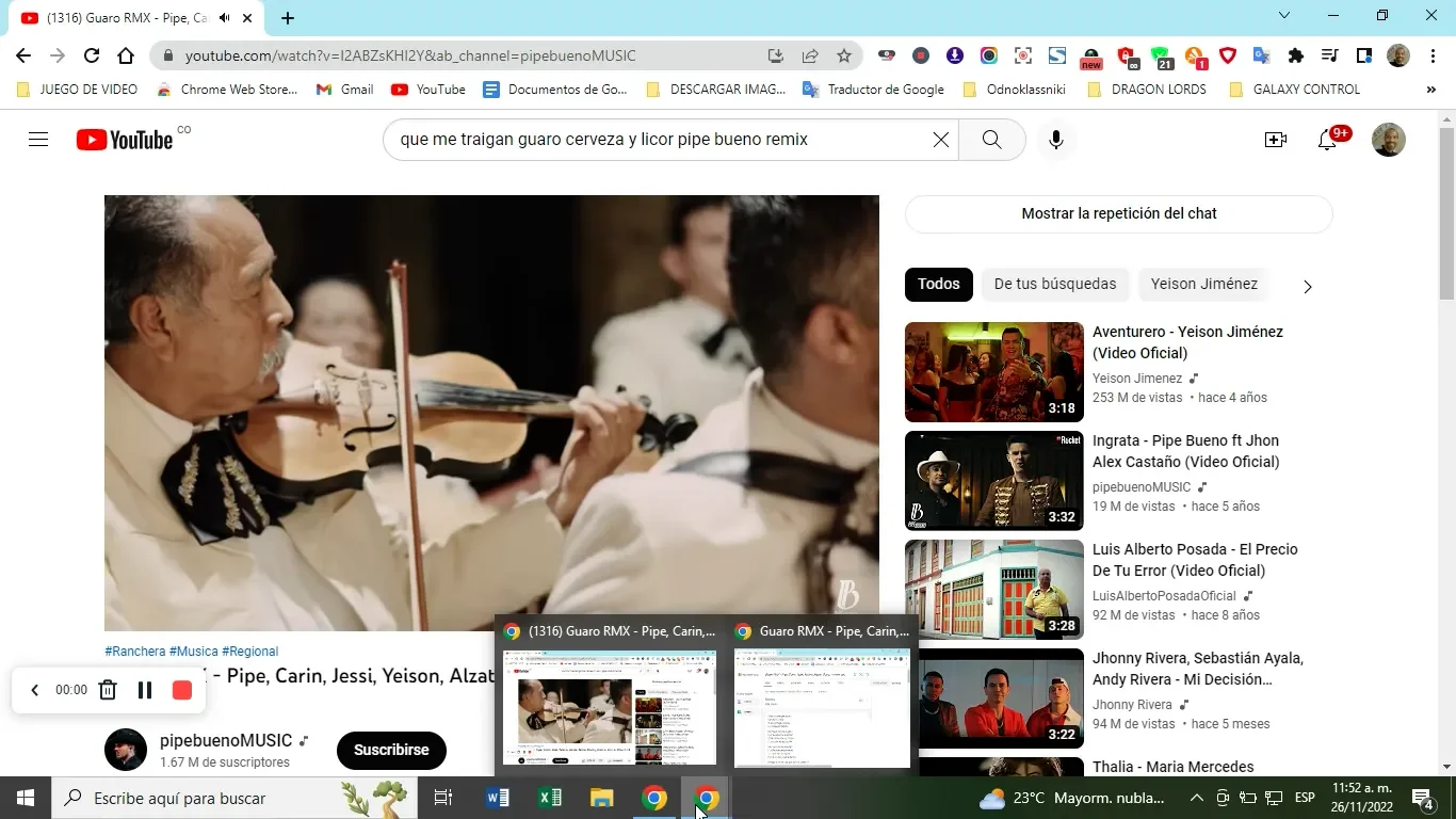 GUARO REMIX LETRA PIPE BUENO New Recording - 26/11/2022, 11:52:28