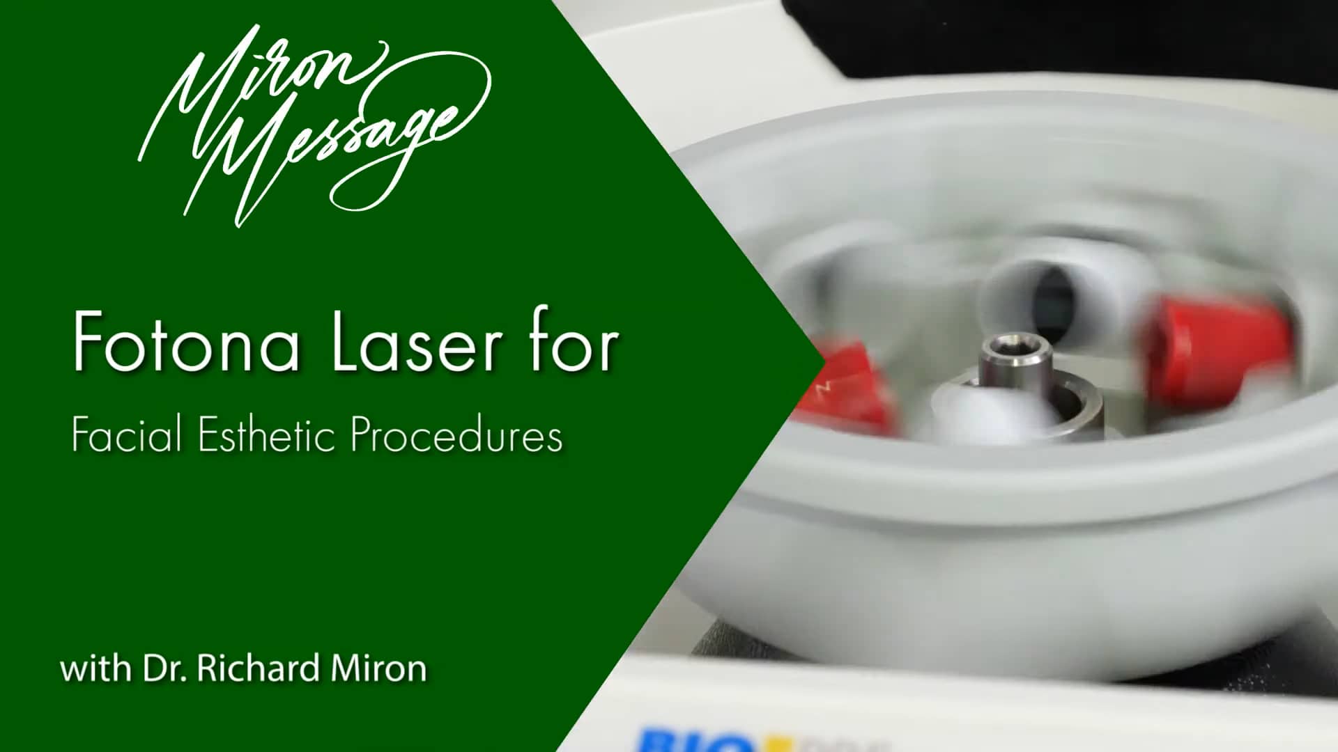 Fotona Laser + Facial Aesthetics on Vimeo