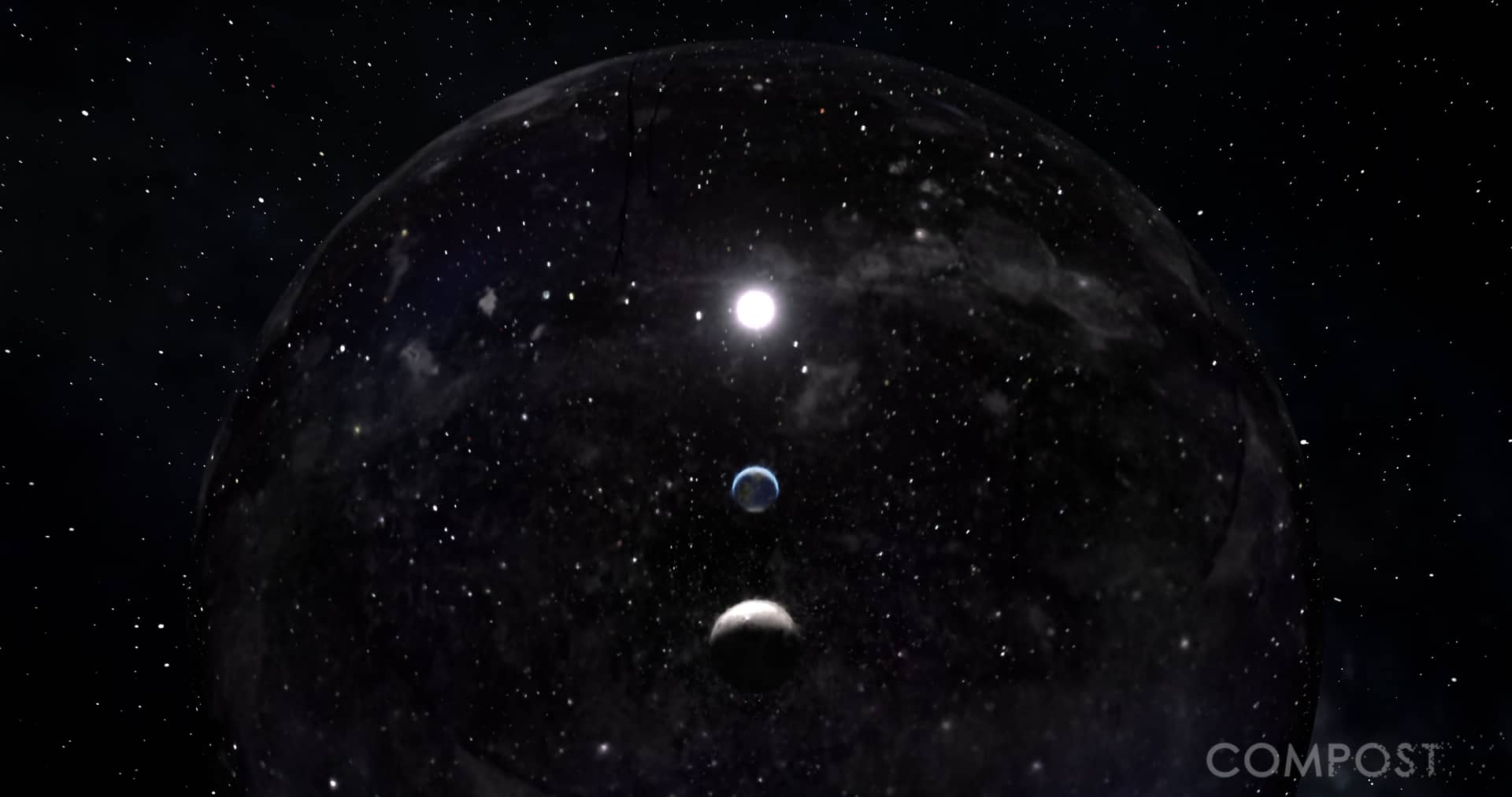 A Trip to Infinity - Orb Leaving Moon on Vimeo