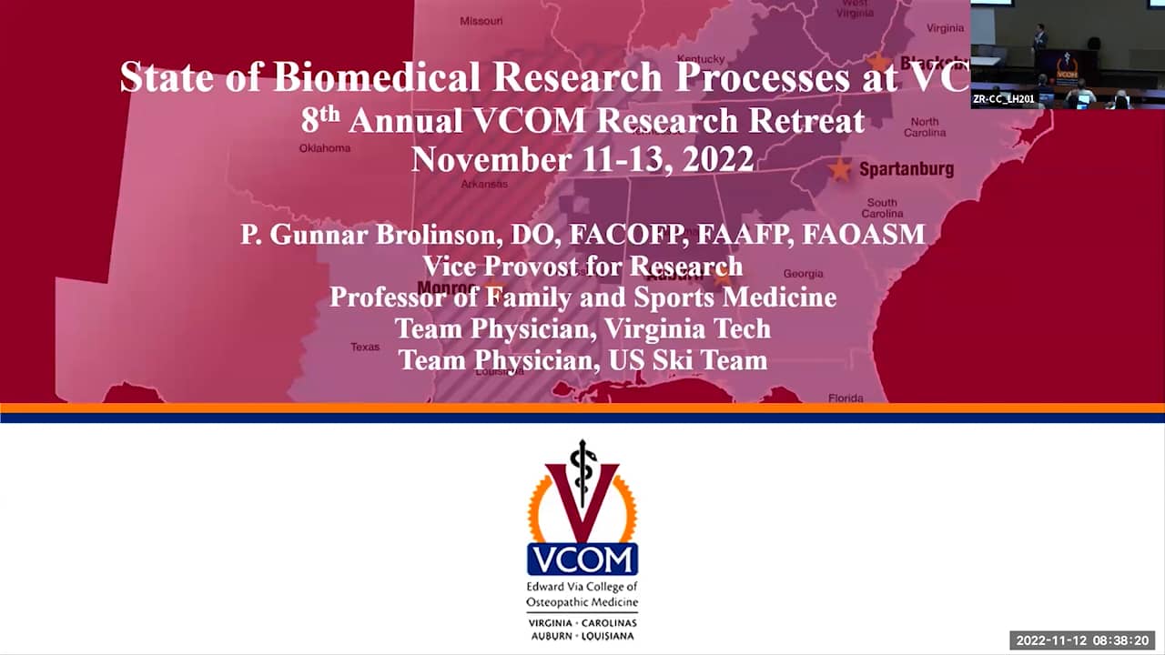 State of Biomedical Research Processes at VCOM.mp4 on Vimeo