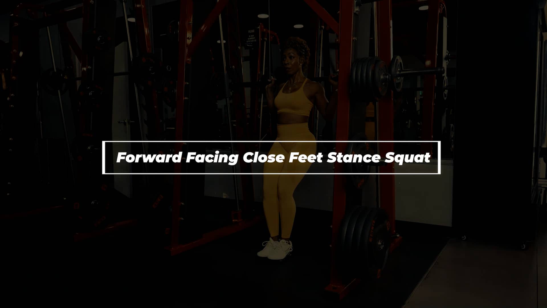 Forward Facing Close Feet Stance Squat on Vimeo