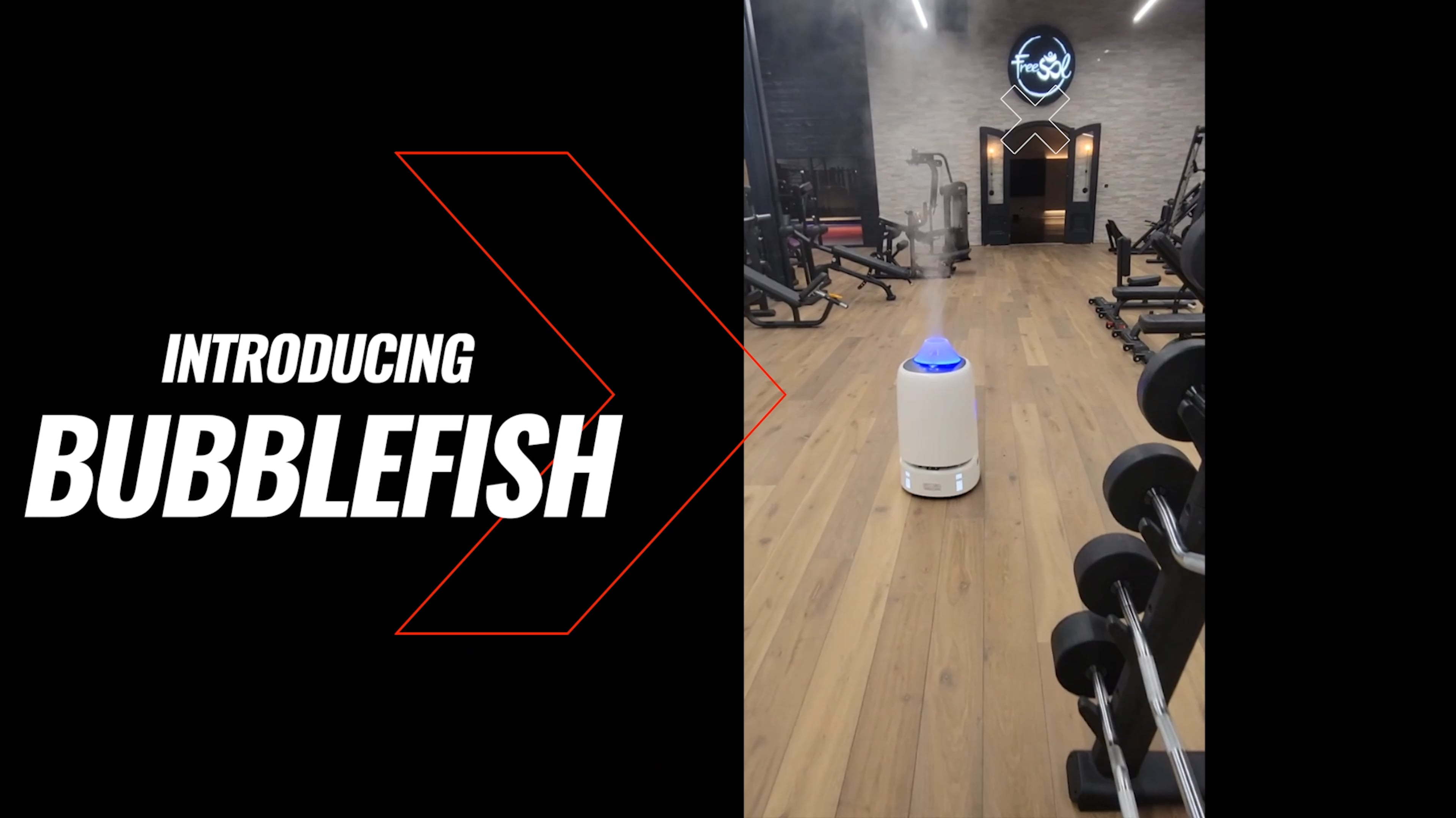 BubbleFish - Autonomous Disinfection Robot on Vimeo