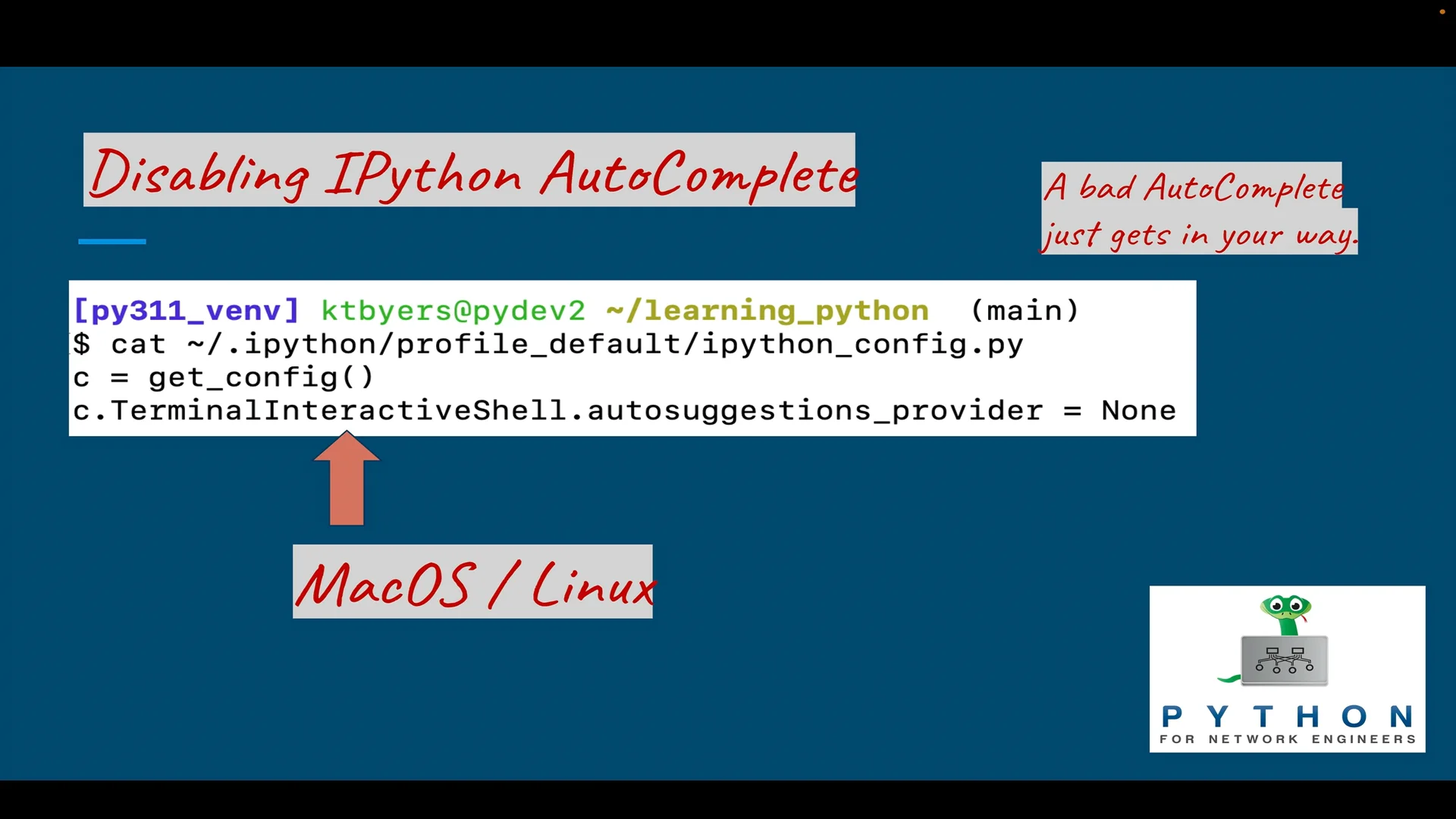 Learning Python - Week1 / Python Environment - Disable IPython ...